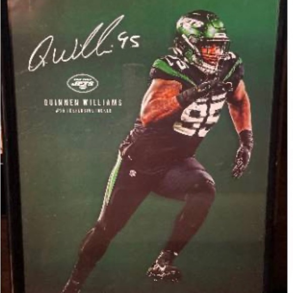 Jets | Wall Decor | Replica Lithograph Autograph Poster W Jets ...